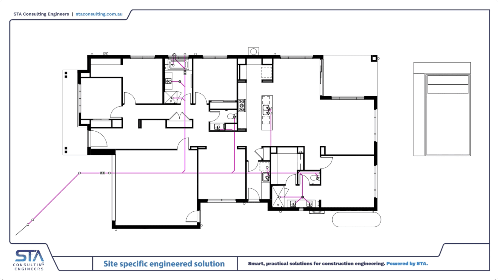 Site-specific Sanitary Drainage design saves time and money (3D video)