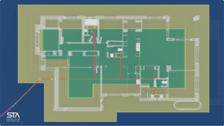 Site-specific Sanitary Drainage design saves time and money (3D video)
