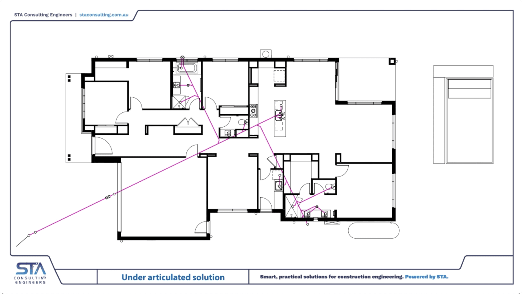 Site-specific Sanitary Drainage design saves time and money (3D video)